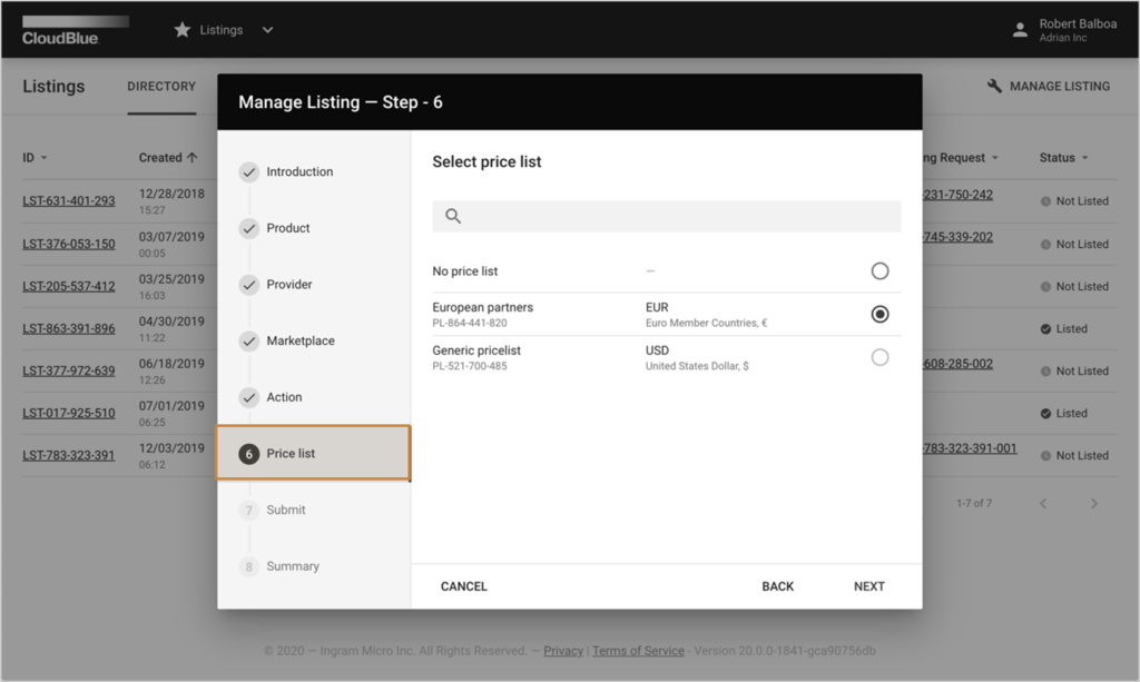 Pricing - CloudBlue Connect