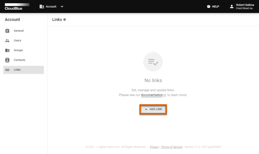 Links - CloudBlue Connect