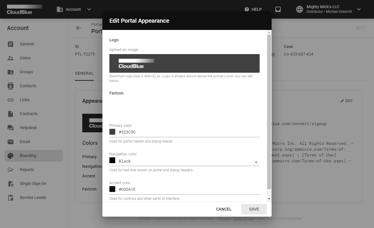 Branding - CloudBlue Connect