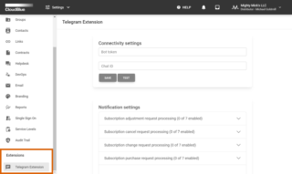 Account Settings - CloudBlue Connect